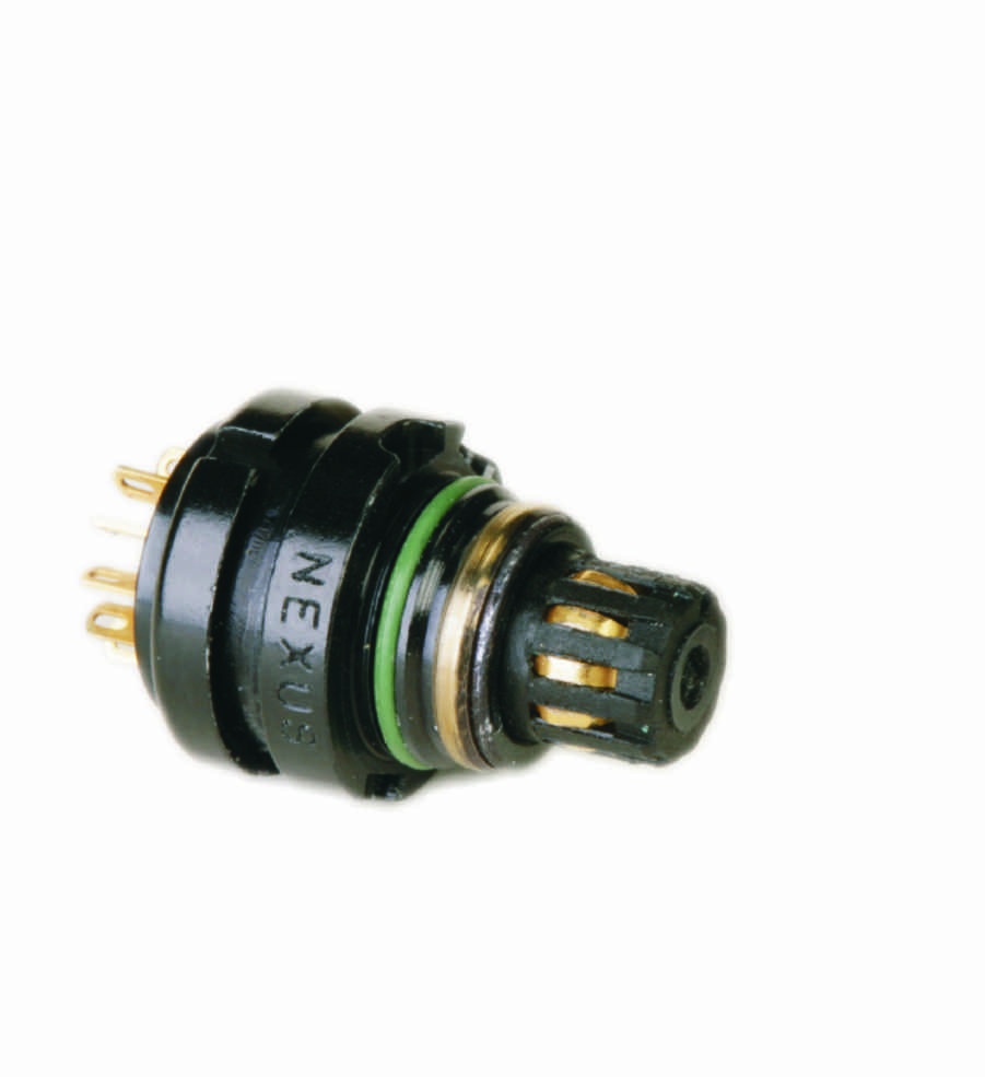 Item # AP-110OM, Miniature Waterproof Plug, Ten Conductor On Amphenol ...